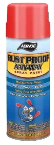AERVOE 318 LIGHT BLUE SPRAY PAINT RUST PROOF SOLVENT BASED ANY-WAY 16 ...