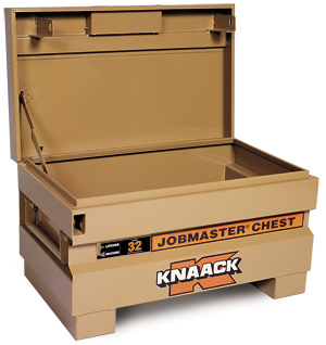 KNAACK 32 JOBMASTER CHEST 18-1/2" X 19" X 32" BOX 1 RECESSED LOCK WITH ...